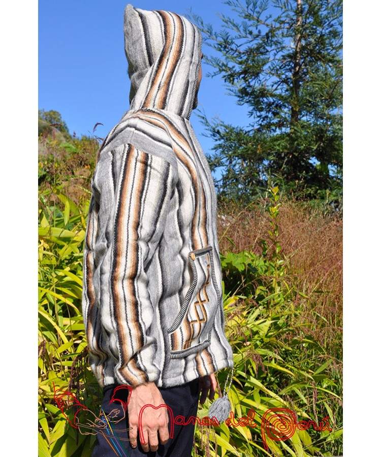 La veste Inca en pure laine